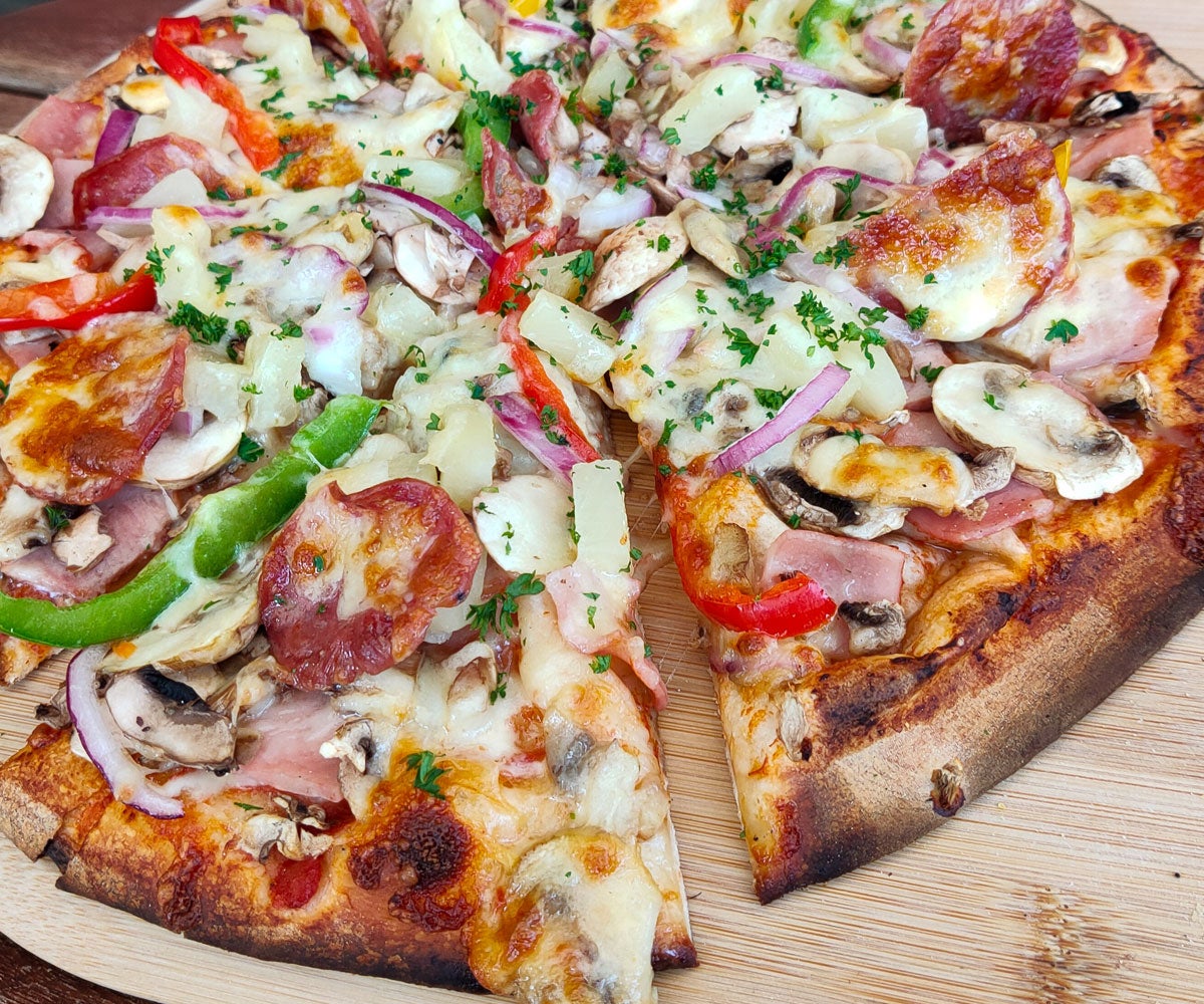 Supreme Pizza Large | Stoked Wood Fired Pizza